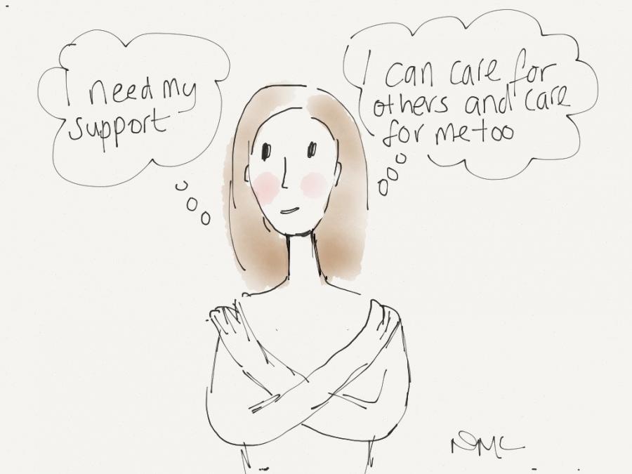 Knowing the line between putting you first and being "selfish"