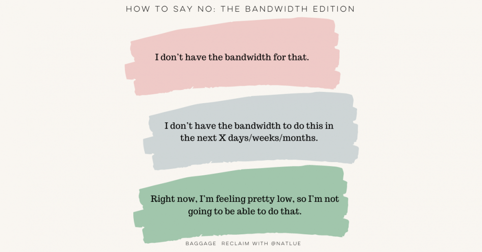 How to say no when you don't have the bandwidth to say yes